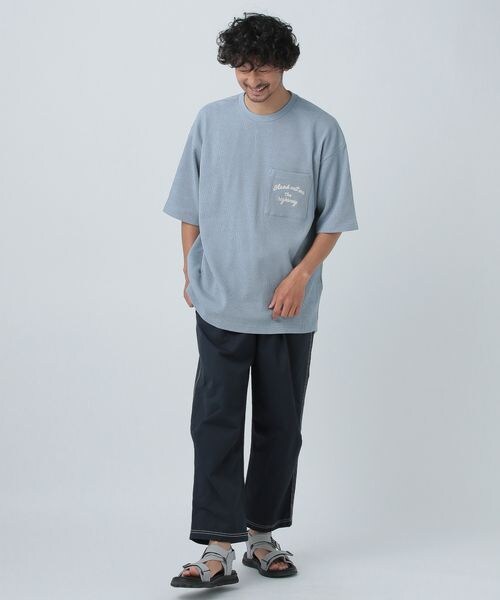 BAYFLOW（ベイフロー）の「刺繍ワッフルTEE（）」 - WEAR