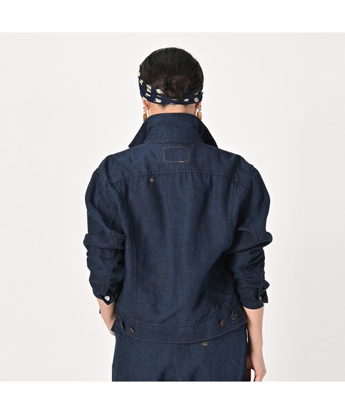 45R（フォーティファイブアール）の「リネンの908Gジャン（インディゴ）（）」 - WEAR