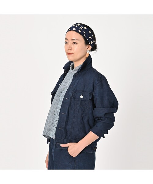 45R（フォーティファイブアール）の「リネンの908Gジャン（インディゴ）（）」 - WEAR