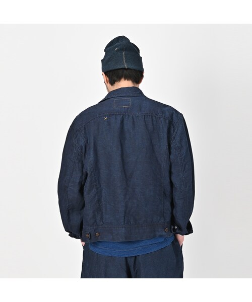 45R（フォーティファイブアール）の「リネンの908Gジャン（インディゴ）（）」 - WEAR