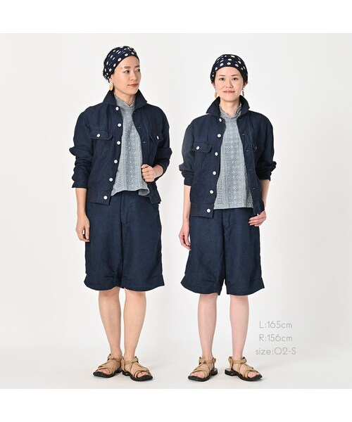 45R（フォーティファイブアール）の「リネンの908Gジャン（インディゴ）（）」 - WEAR