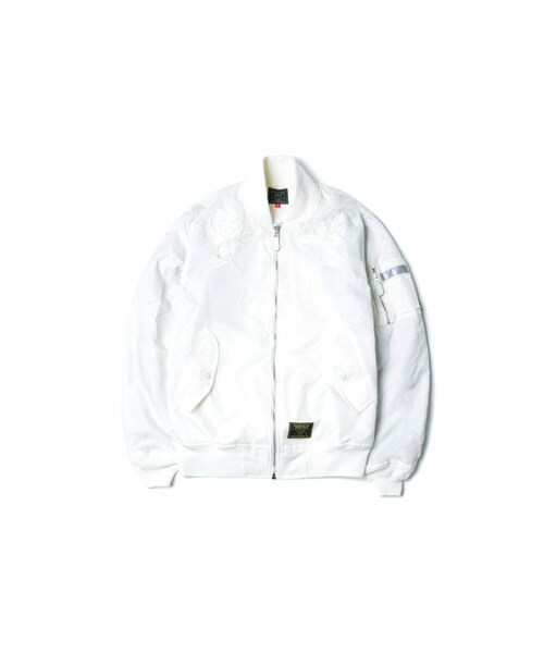 CRITIC（クリティック）の「FLORAL EMB MA-1 JACKET（ジャケット/アウター）」 - WEAR