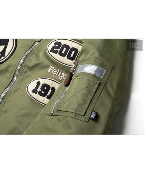 CRITIC（クリティック）の「[CRITIC x FELIX] MA-1 JACKET（ジャケット/アウター）」 - WEAR