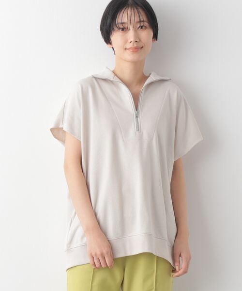 LEPSIM（レプシィム）の「ハーフZIPフレンチスリーブプルオーバー（）」 - WEAR
