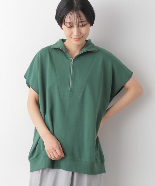 LEPSIM（レプシィム）の「ハーフZIPフレンチスリーブプルオーバー（）」 - WEAR