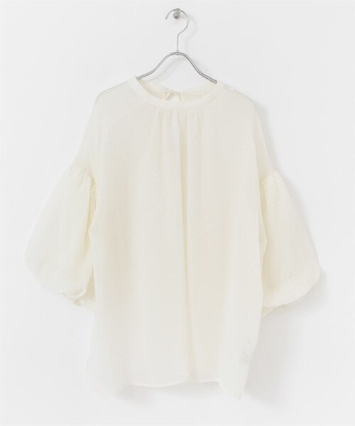 KBF（ケイビーエフ）の「2WAY氣球袖蝴蝶結罩衫（その他）」 - WEAR