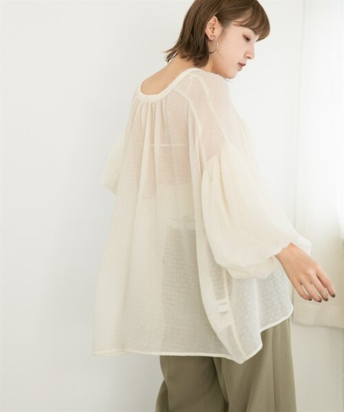 KBF（ケイビーエフ）の「2WAY氣球袖蝴蝶結罩衫（その他）」 - WEAR