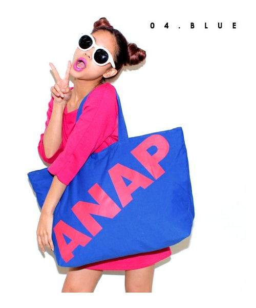 ANAP（アナップ）の「『ANAP』ロゴBIGトートバッグ（トートバッグ）」 - WEAR