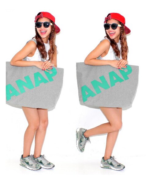 ANAP（アナップ）の「『ANAP』ロゴBIGトートバッグ（トートバッグ）」 - WEAR