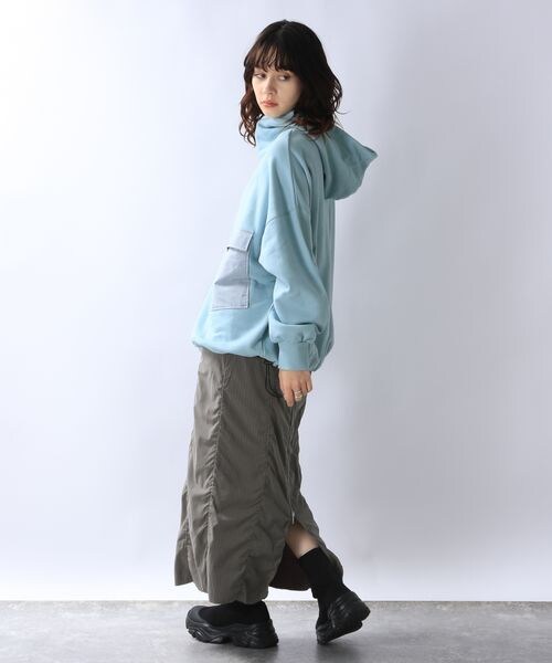 JEANASIS（ジーナシス）の「2WAYシャーリングナロースカート（スカート）」 - WEAR