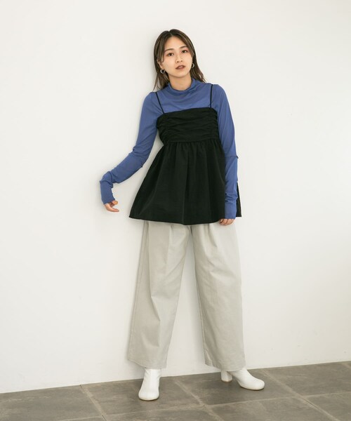 KBF（ケイビーエフ）の「ロングスリーブハイネックシアーTEE（）」 - WEAR