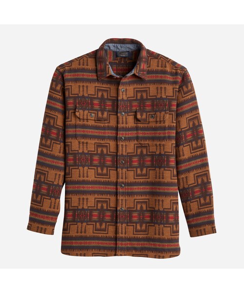 PENDLETON（ペンドルトン）の「Pendleton Driftwood Shirt - Harding Gold / Navy（）」 - WEAR