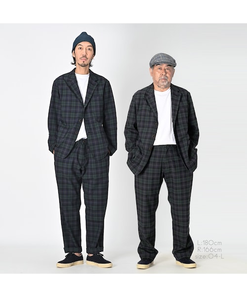 45R（フォーティファイブアール）の「ウールサージストレッチのみゆきジャケット MEN（）」 - WEAR