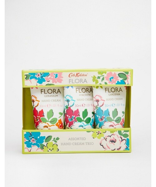 Cath Kidston（キャスキッドソン）の「Cath Kidston Flora Hand Cream Trio（ハンドケア/ハンド ...