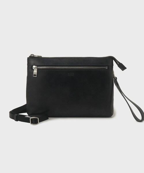 TAKEO KIKUCHI（タケオキクチ）の「マーブルレザー2WAYクラッチ（）」 - WEAR