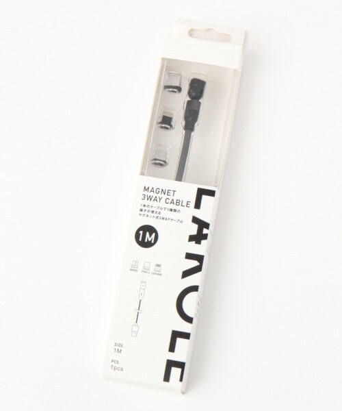 LAKOLE（ラコレ）の「マグネット3WAYケーブル（）」 - WEAR