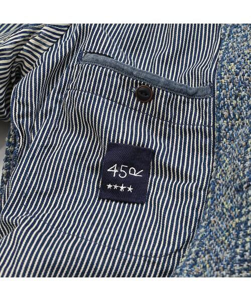 45R（フォーティファイブアール）の「藍玉手箱ツイードのチロルジャケット MEN（）」 - WEAR