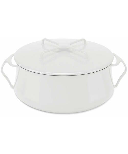Dansk（ダンスク）の「Dansk Cookware, 6 Qt Kobenstyle White Casserole（キッチンツール ...