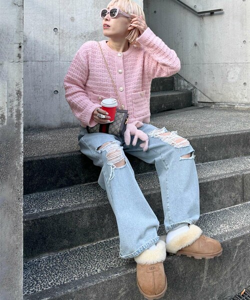 w closet（ダブルクローゼット）の「【Alley】キレイめJK風カーディガン（）」 - WEAR