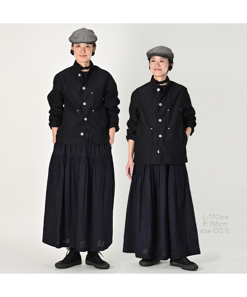 45R（フォーティファイブアール）の「おこめサテンの908クロスビーオール（インディゴ）（）」 - WEAR