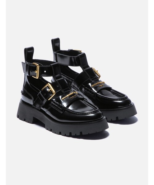 Alexander Wang（アレキサンダーワン）の「Carter Box Calf Ankle Strap Boots（）」 - WEAR