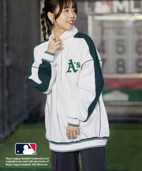 LEPSIM（レプシィム）の「MLB ハーフジップ配色プルオーバー（）」 - WEAR