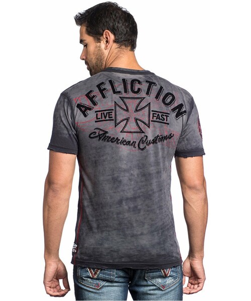 AFFLICTION（アフリクション）の「Affliction Traffic T-Shirt（Tシャツ/カットソー）」 - WEAR