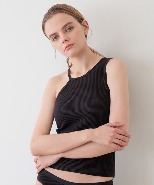 BAYFLOW（ベイフロー）の「≪予約≫カップ付きアシメアメスリ／NEW BASIC 24SS（）」 - WEAR