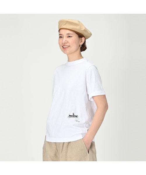 45R（フォーティファイブアール）の「コノッキくんアイアン刺繍の908Tシャツ（）」 - WEAR