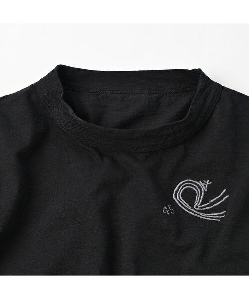 45R（フォーティファイブアール）の「Rウェーブアイアン刺繍の908Tシャツ（）」 - WEAR