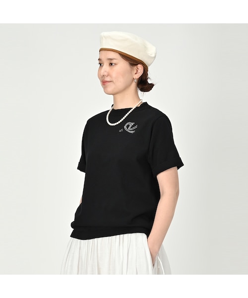 45R（フォーティファイブアール）の「Rウェーブアイアン刺繍の908Tシャツ（）」 - WEAR