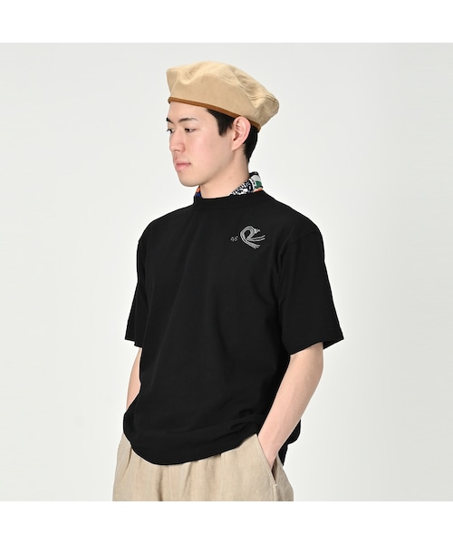 45R（フォーティファイブアール）の「Rウェーブアイアン刺繍の908Tシャツ（）」 - WEAR