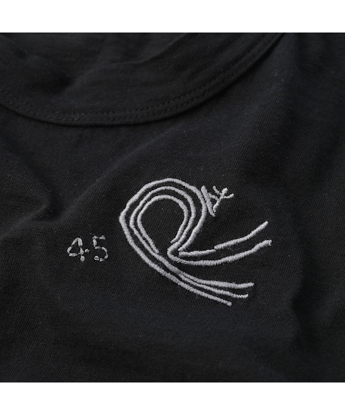 45R（フォーティファイブアール）の「Rウェーブアイアン刺繍の908Tシャツ（）」 - WEAR