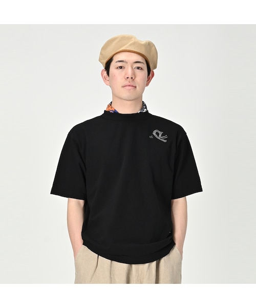 45R（フォーティファイブアール）の「Rウェーブアイアン刺繍の908Tシャツ（）」 - WEAR