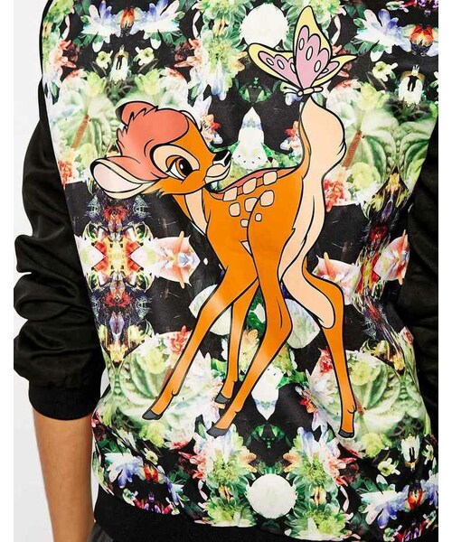 Eleven Paris（イレブンパリ）の「Eleven Paris Bomber Jacket with Bambi Print（トップス ...