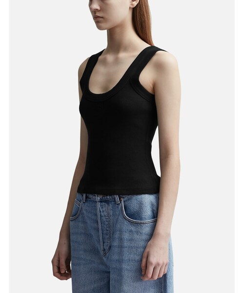 T BY ALEXANDER WANG（ティーバイ アレキサンダーワン）の「Embossed Logo Tank Top（）」 - WEAR