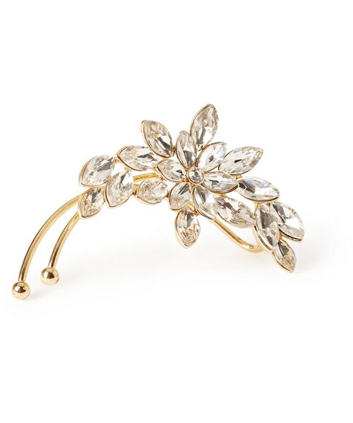 FOREVER 21（フォーエバー トゥエンティーワン）の「FOREVER 21 Faux Gem Flower Earcuff（ピアス（両耳用））」 - WEAR