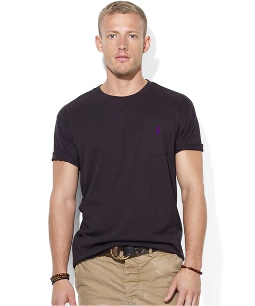 POLO RALPH LAUREN（ポロ ラルフ ローレン）の「Polo Ralph Lauren Classic-Fit Jersey Pocket Crew-Neck T-Shirt（T ...
