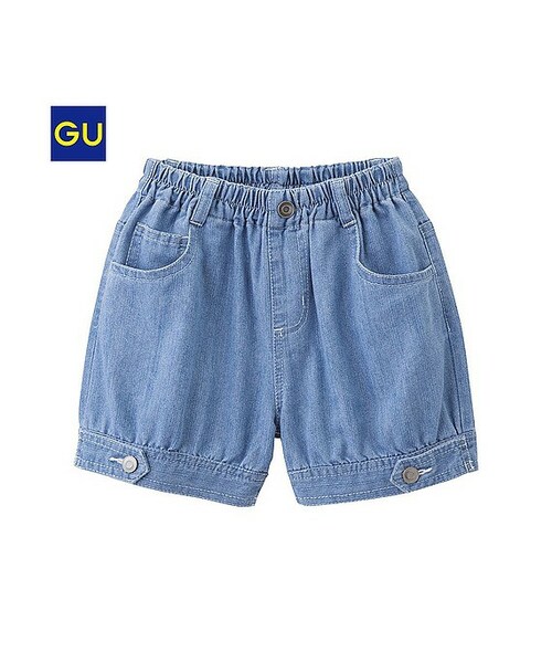 GU（ジーユー）の「（GU）GIRLSデニムキュロットA（KIDS ⁄ GIRLSボトムス）」 - WEAR