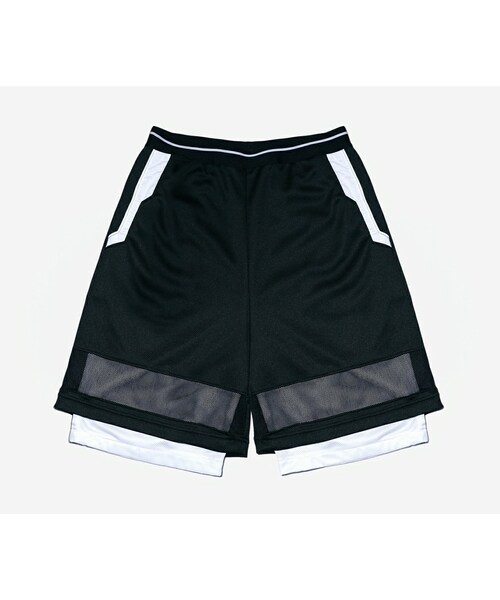 Acrosphere（アクロスファー）の「Kinetic layered mesh shorts（カーゴパンツ）」 - WEAR