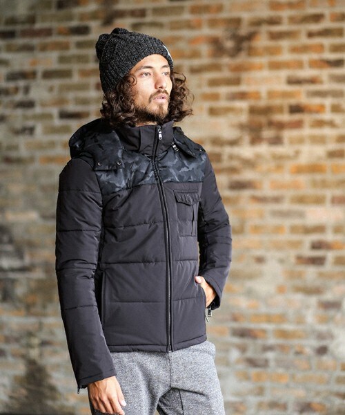 CAMBIO（カンビオ）の「CAMBIO別注 wjk zip hooded shrape (shoulder camo ver)（）」 - WEAR