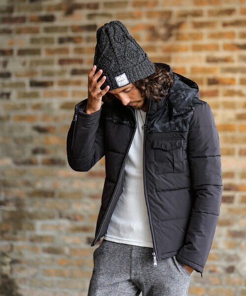 CAMBIO（カンビオ）の「CAMBIO別注 wjk zip hooded shrape (shoulder camo ver)（）」 - WEAR