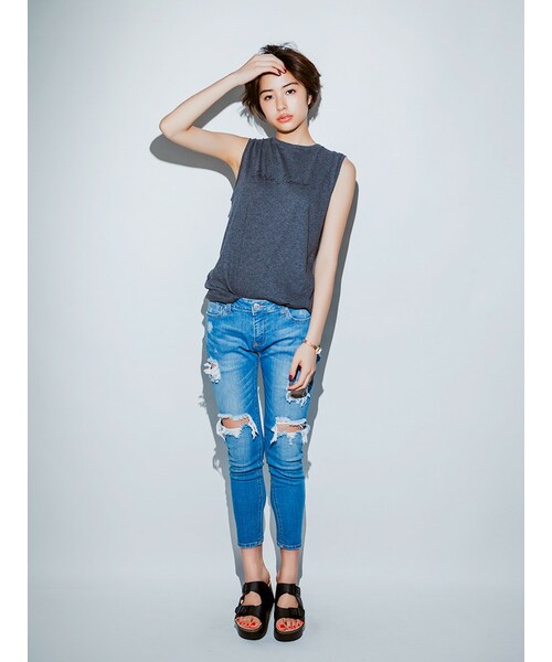 FLOVE（フローブ）の「ダメージストレートデニム（その他）」 - WEAR