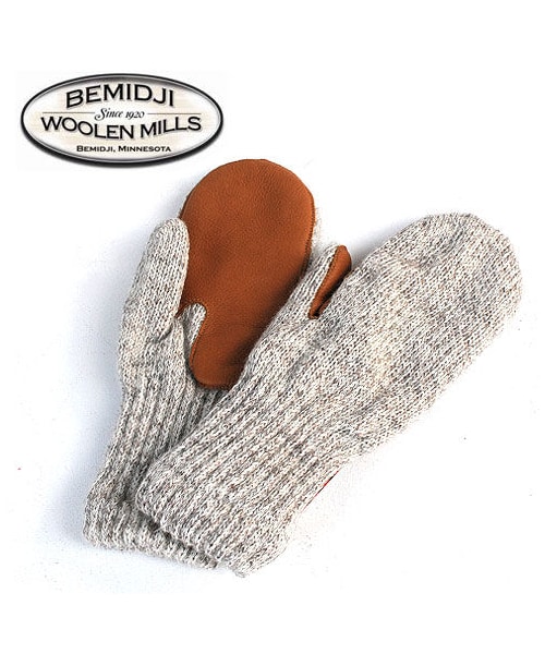 Handmade（ハンドメイド）の「BEMIDJI WOOLEN MILLS【ベミジ ウーレン ミルズ】ディアスキン ウールミトン ...