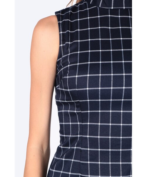 Dressabelle（-）の「High Neck Checkered Dress（）」 - WEAR